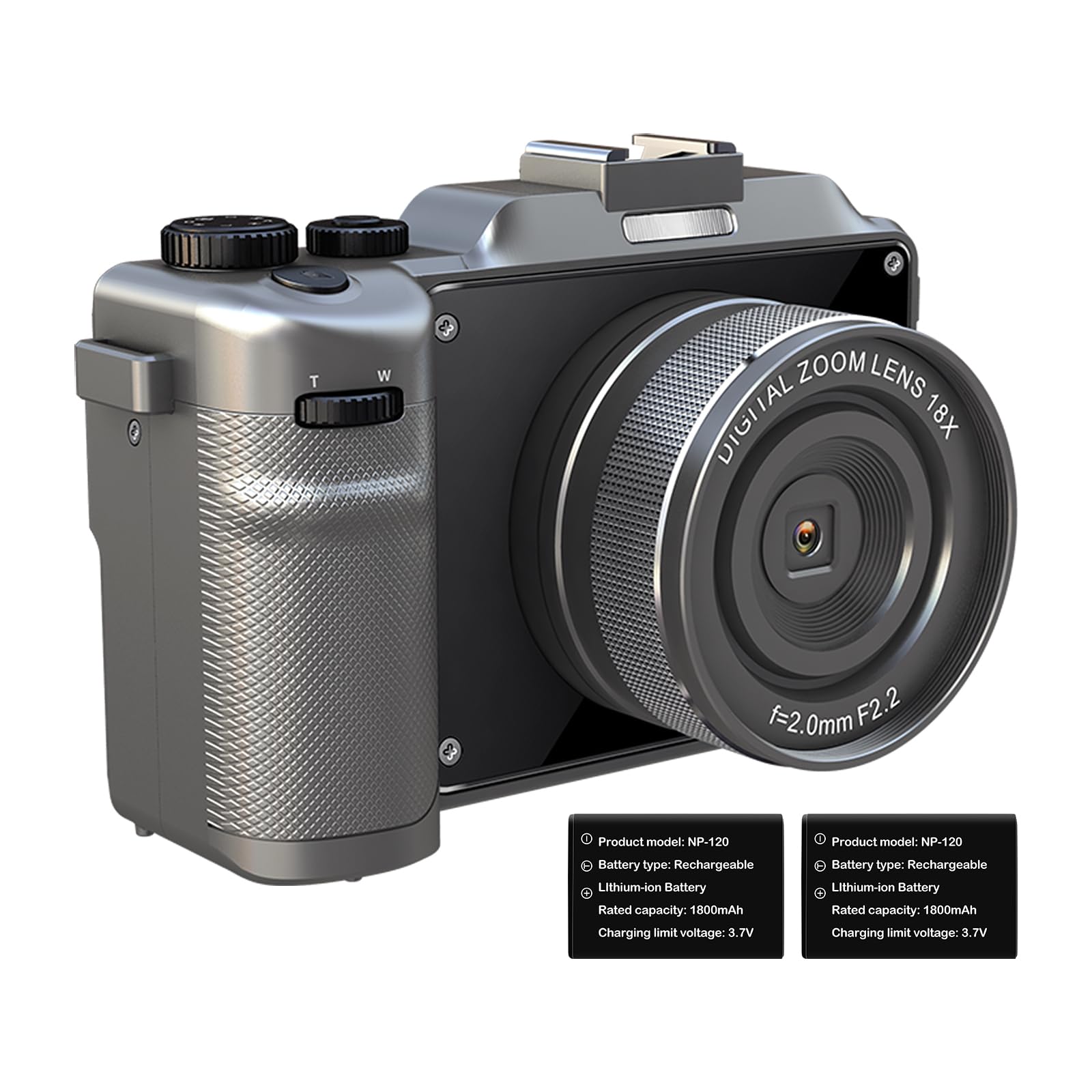 Amazon.com : Vlogging Camera for YouTube,4K Digital Camera,48MP Cameras ...