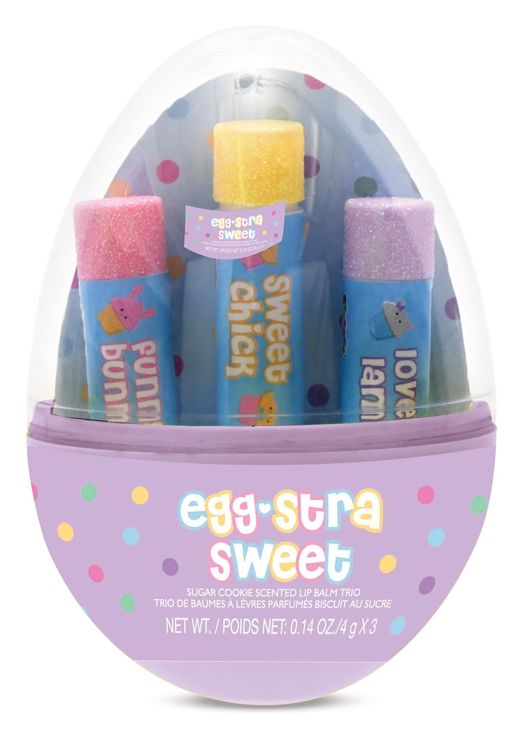 Amazon.com : iscream 3-piece Sugar Cookie Scented Lip Balm in Egg Shaped Container : Beauty ...