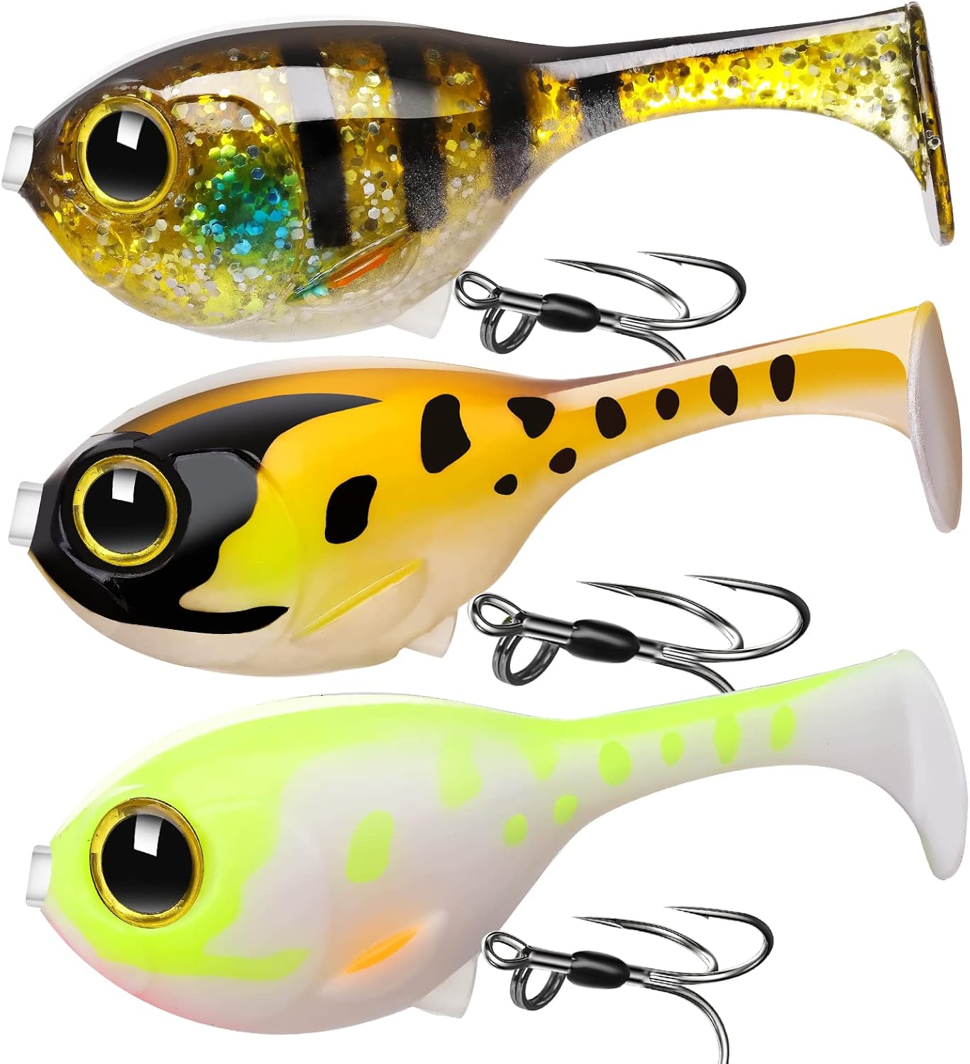 Emnoc Señuelos de pesca Topwater BassSegmented Knuckle Fish Bionic ...