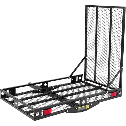 ORCISH 500Lbs Capacity Folding Hitch Mounted Wheelchair Carrier Scooter ...