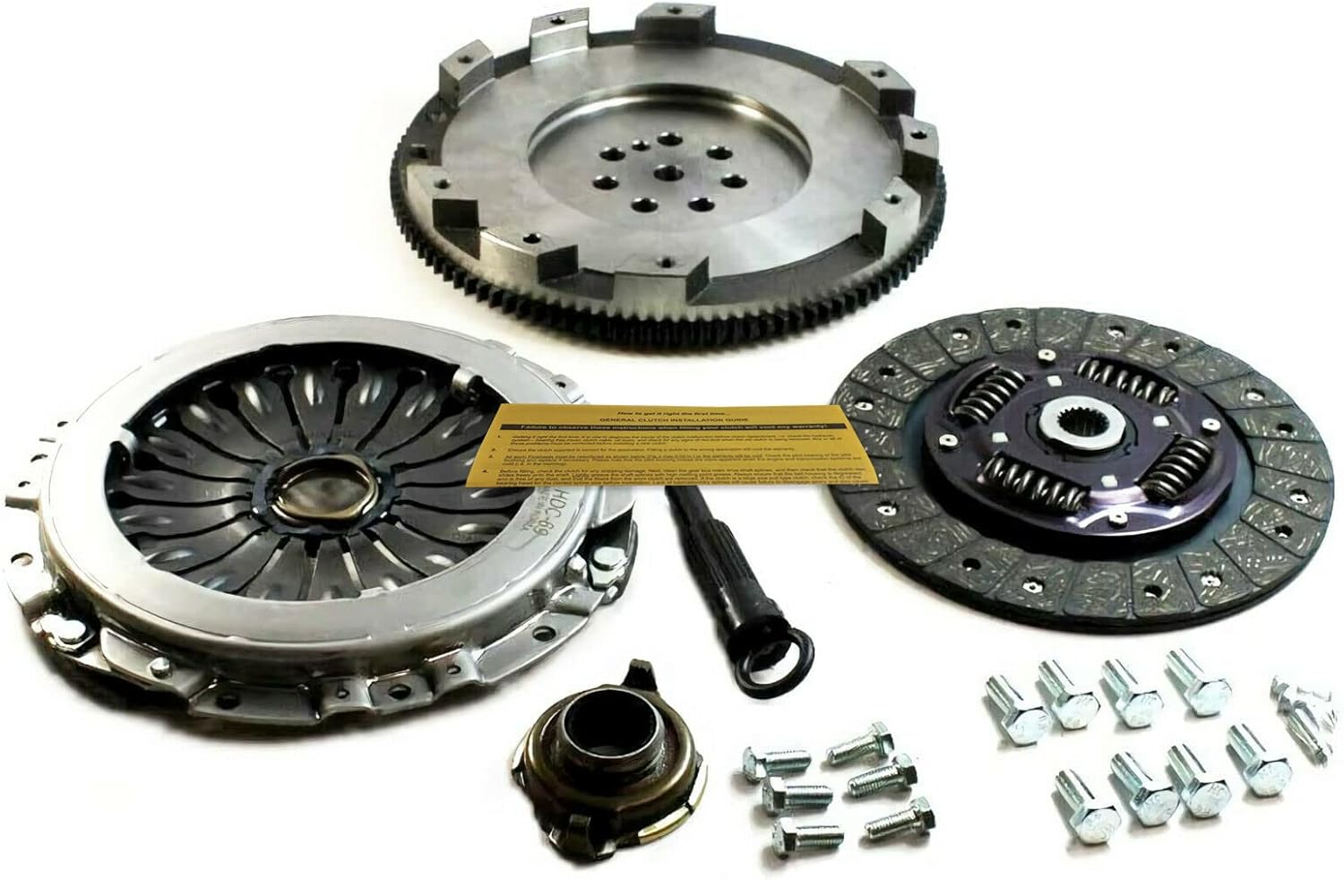 Amazon.com: EFT OE CLUTCH SOLID FLYWHEEL CONVERSION KIT FOR 2003-08 ...
