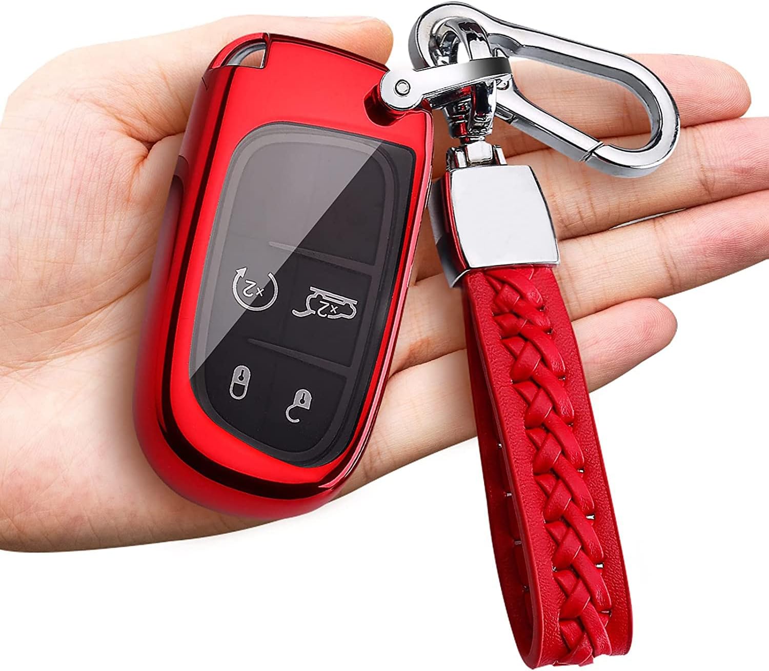 Amazon.com: for Dodge Key Fob Cover,Key Fob Case for Dodge Charger ...