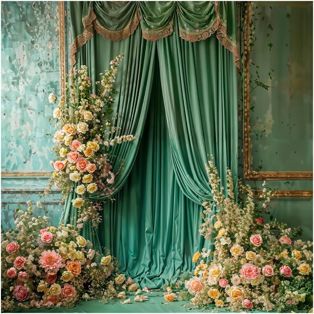 Amazon.com : Kate 10x10ft Spring Colorful Flowers Backdrops for ...