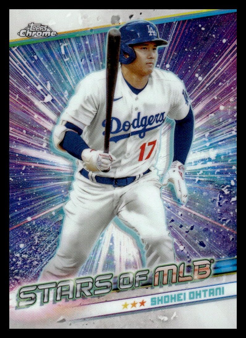 Amazon.com: 2024 Topps Stars of MLB Chrome #CSMLB-55 Shohei Ohtani Los ...