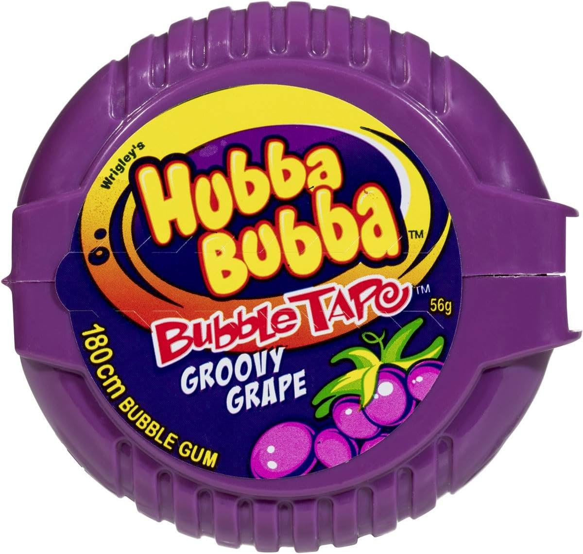 Hubba Bubba Groovy Grape Bubble Tape 56 g (Pack of 12) : Amazon.com.au ...