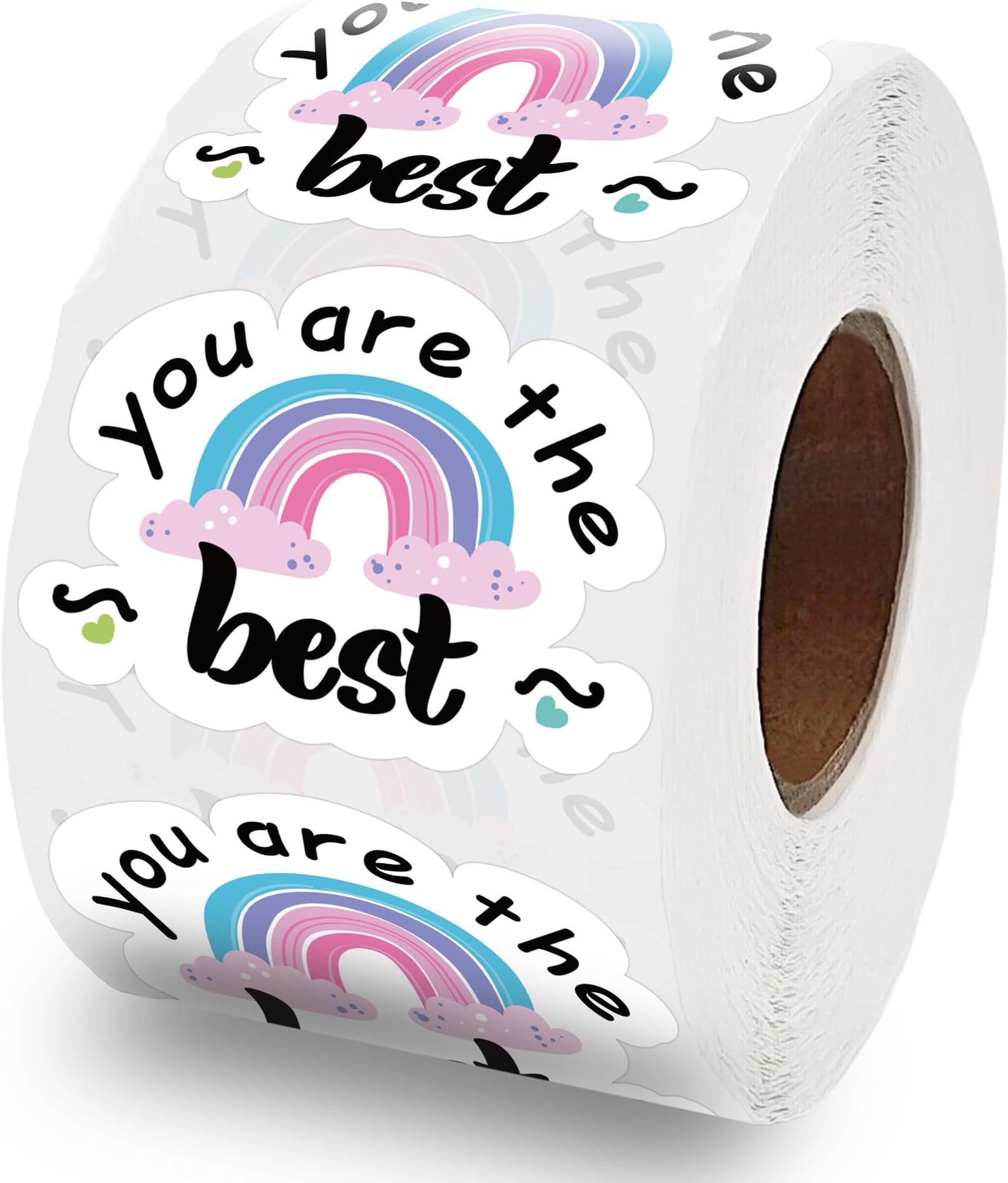 Amazon.com : Calyders You are The Best Thank You Stickers, Cute Rainbow ...