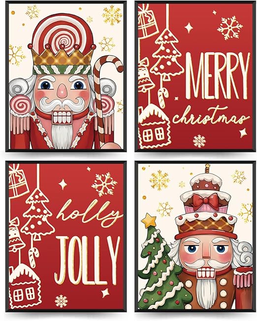 Amazon.com: ETVISO Nutcracker Christmas Decor, Christmas Wall Decor ...