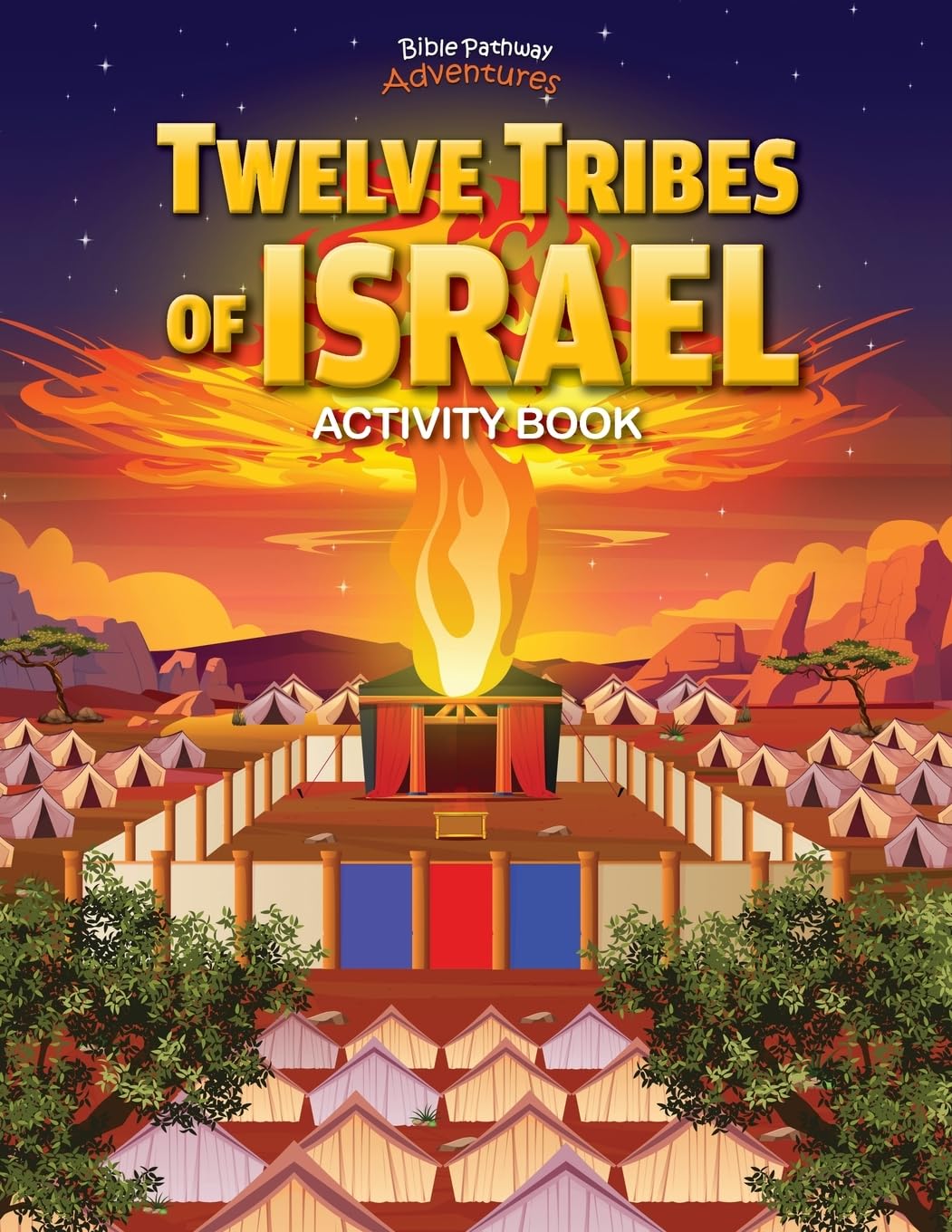 Twelve Tribes of Israel Activity Book: for kids ages 6-12: Adventures ...