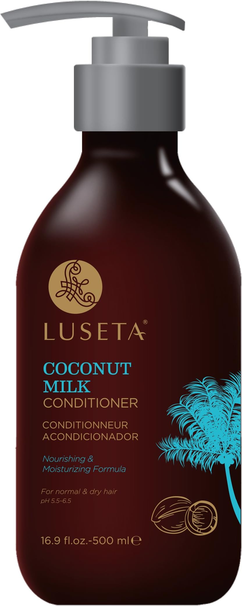 Amazon.com : Luseta Beauty Coconut Milk Conditioner, 16.9 Ounce ...