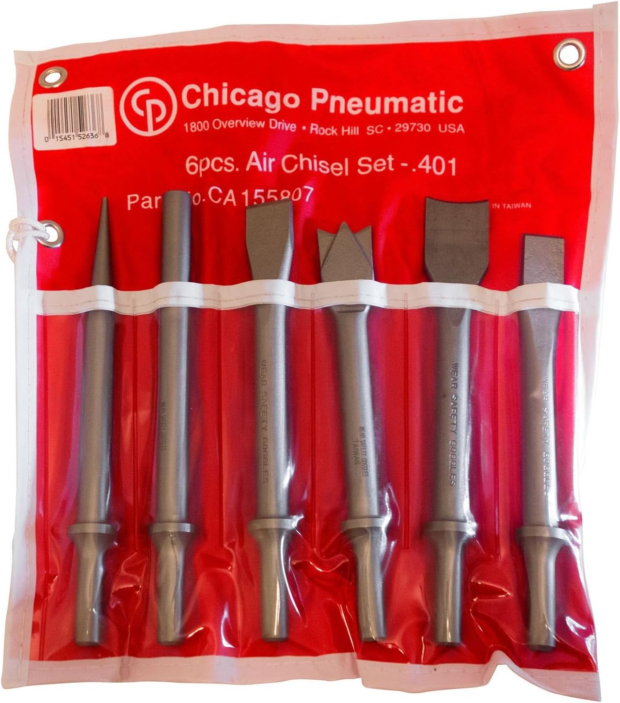 Chicago Pneumatic CA155807 - Chisel Kit - Rivet Cutter, Twin Blade ...