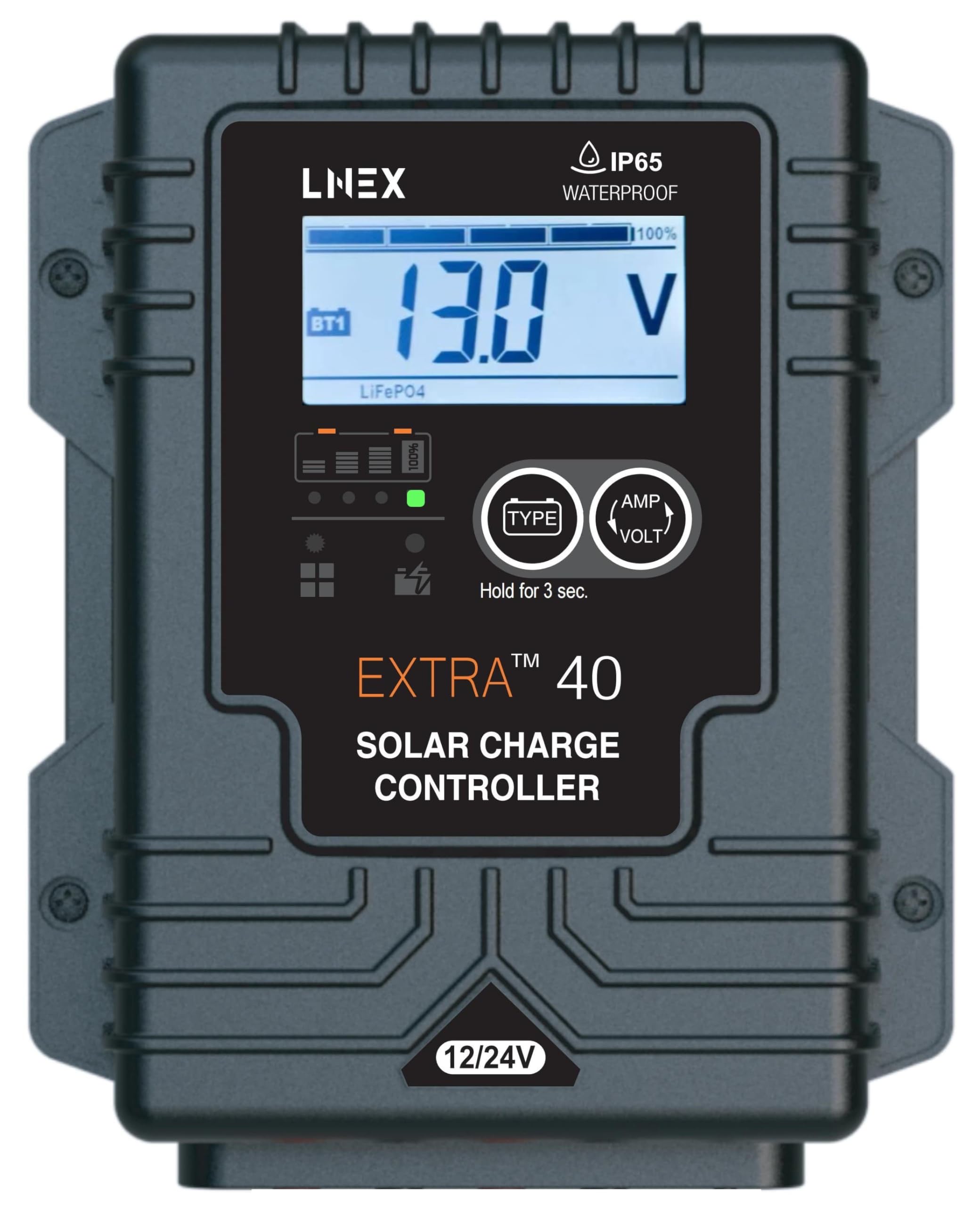 Solar Charge Controller Waterproof Negative Ground Solar Panel ...
