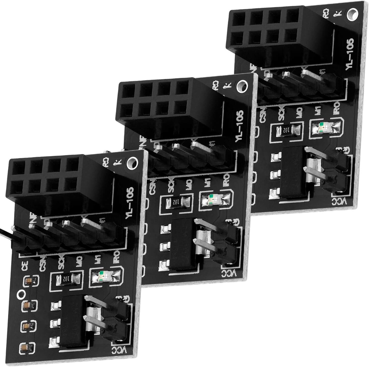 APKLVSR NRF24L01 + PA + LNA Funk-Transceiver-Modul,2.4G 1100m RF ...
