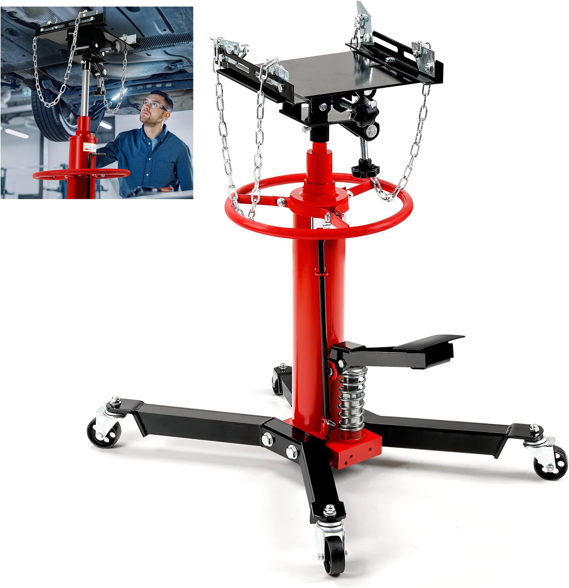 Amazon.com: BIG RED TR4053 Torin Hydraulic Garage/Shop Telescoping ...