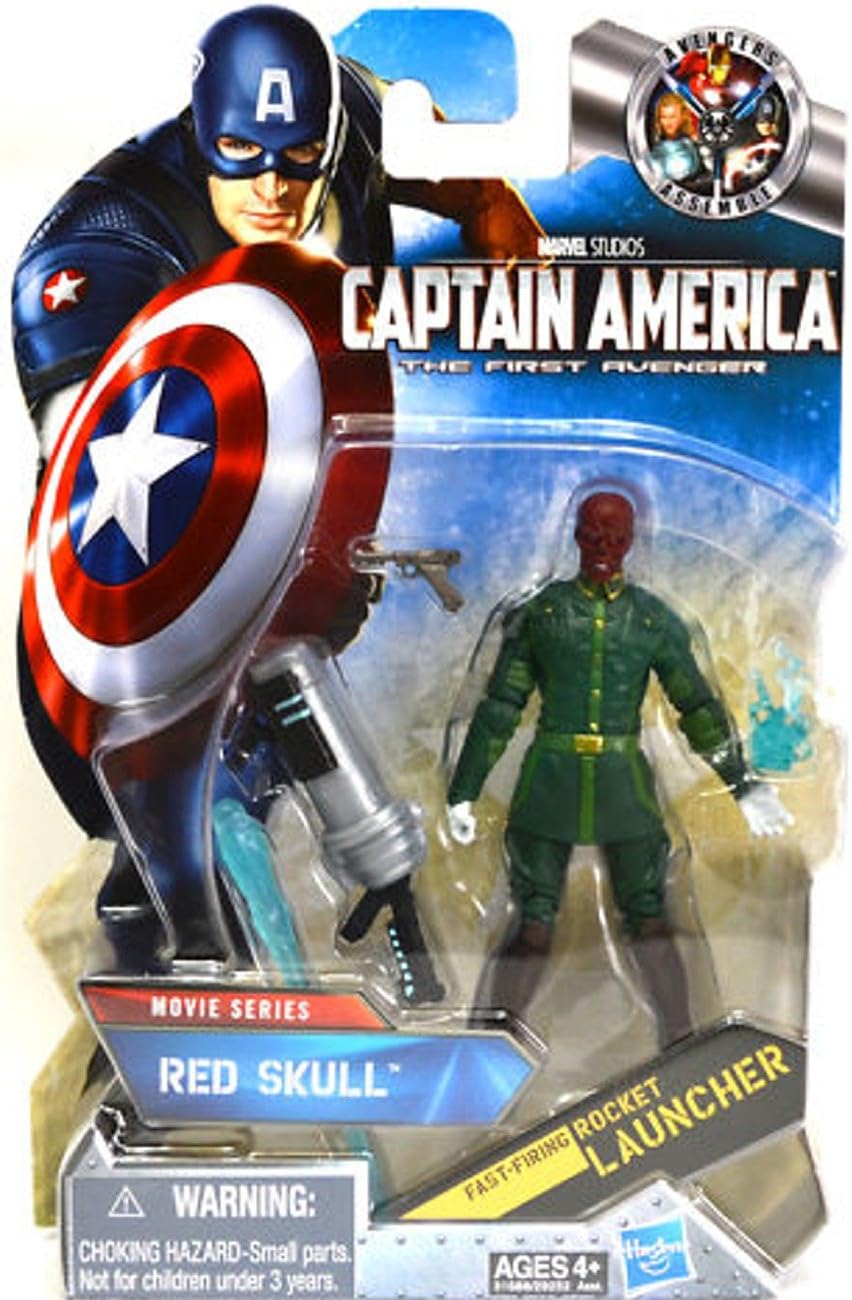 Amazon.com: Red Skull Chase Variant #08 Captain America Action Figure ...