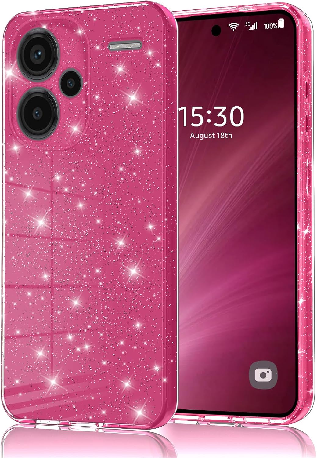 Case for Xiaomi Redmi Note 13 Pro Plus 5G Glitter Silicone TPU Anti ...