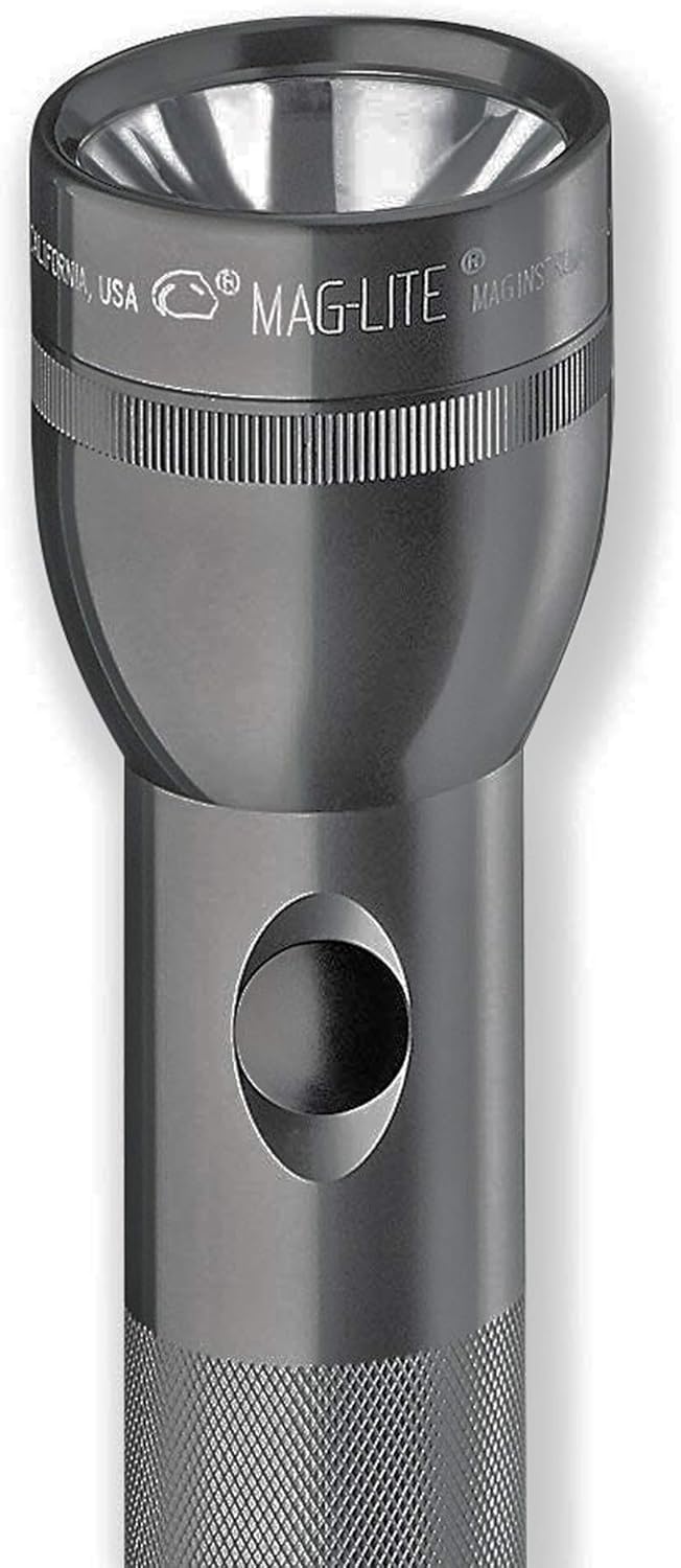 Maglite 2 D Cell Blister Pack Flashlight – Grey - BigaMart
