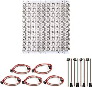 BTF-LIGHTING WS2812B 100PCS 5050SMD Individually Addressable RGB LED ...