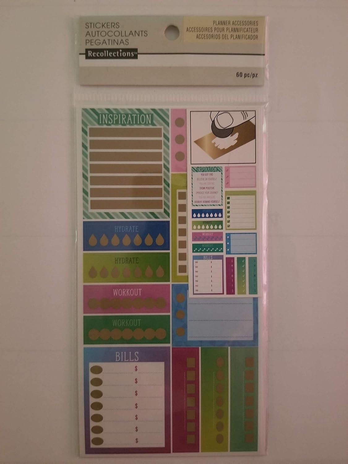 Amazon.com: Recollections Planner Accessories Stickers : Office Products