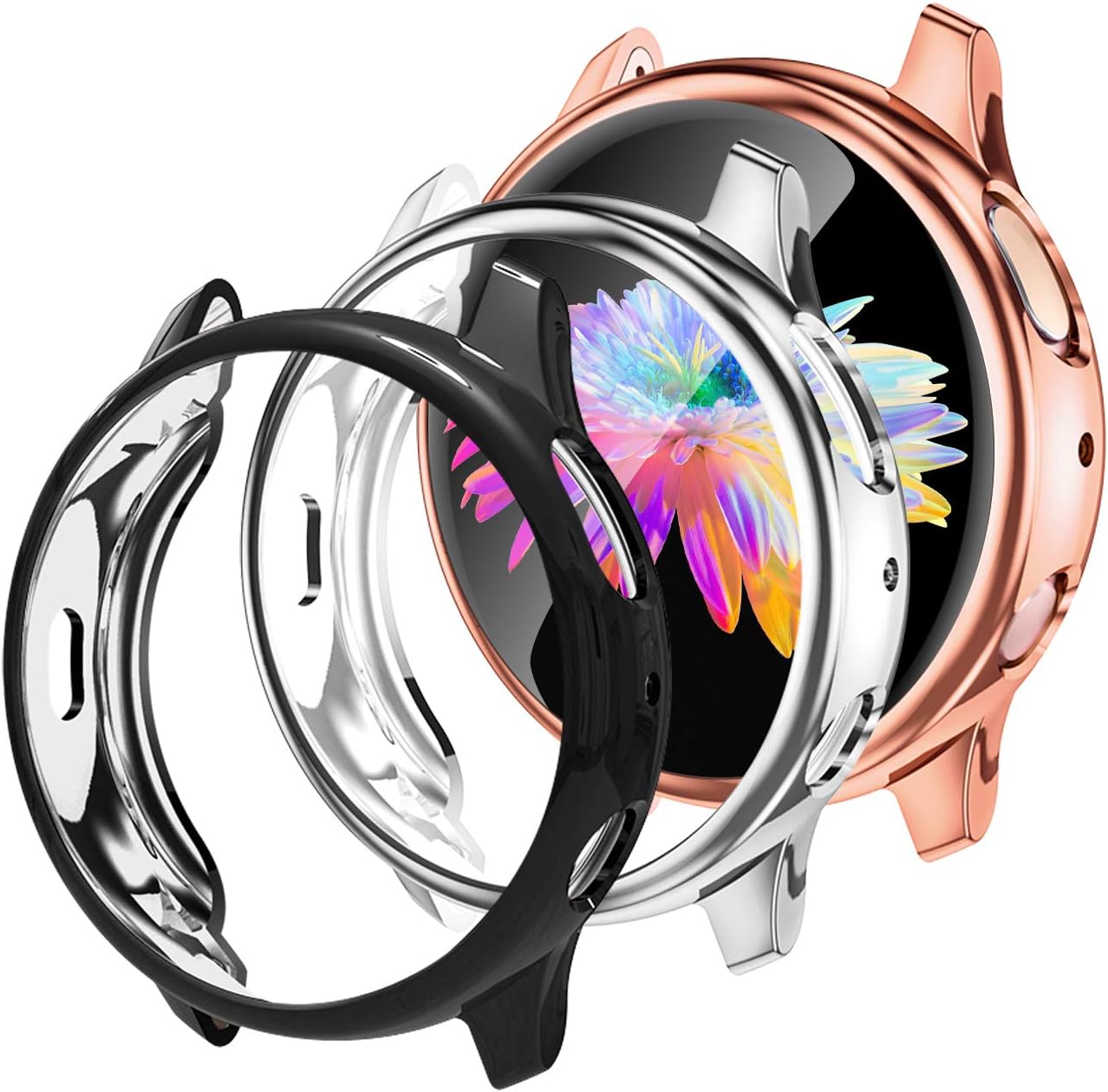 Amazon.com: AWADUO for Samsung Galaxy Watch Active 40mm TPU Transparent ...
