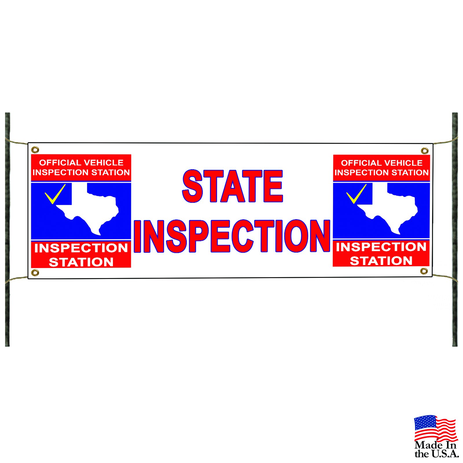 Amazon.com: Afterprints State Inspection Official Vehicle Inspection ...