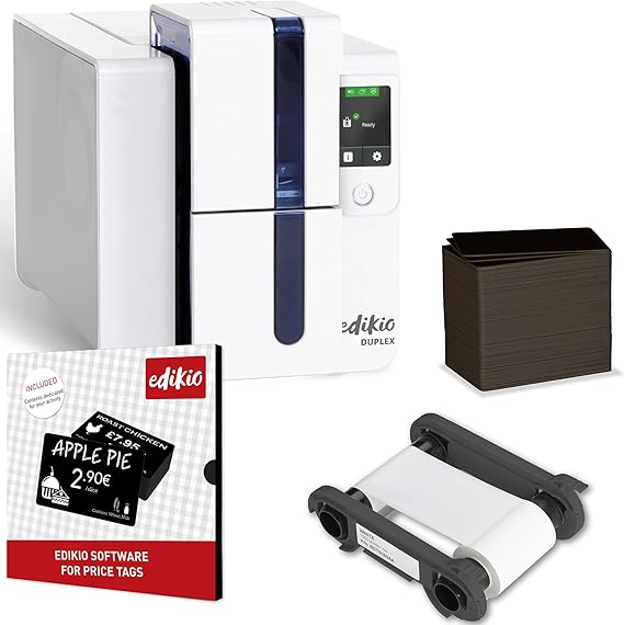 Amazon.com: EDIKIO Price Tag Duplex - Card Printing Pack - Durable, Easy-to-Clean, Customizable ...