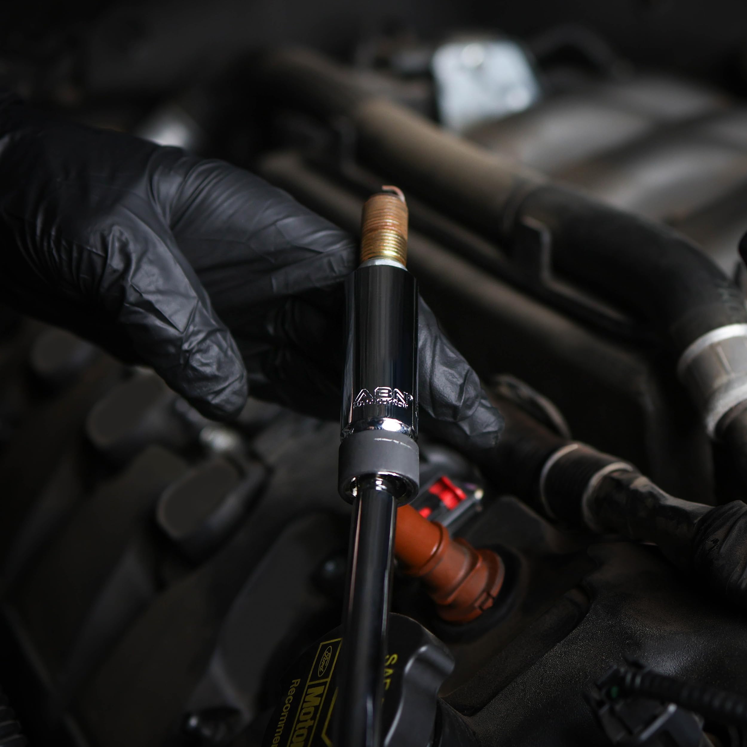 Snapklik.com : Spark Plug Socket Kit - 5 Piece 360-degree Magnetic ...