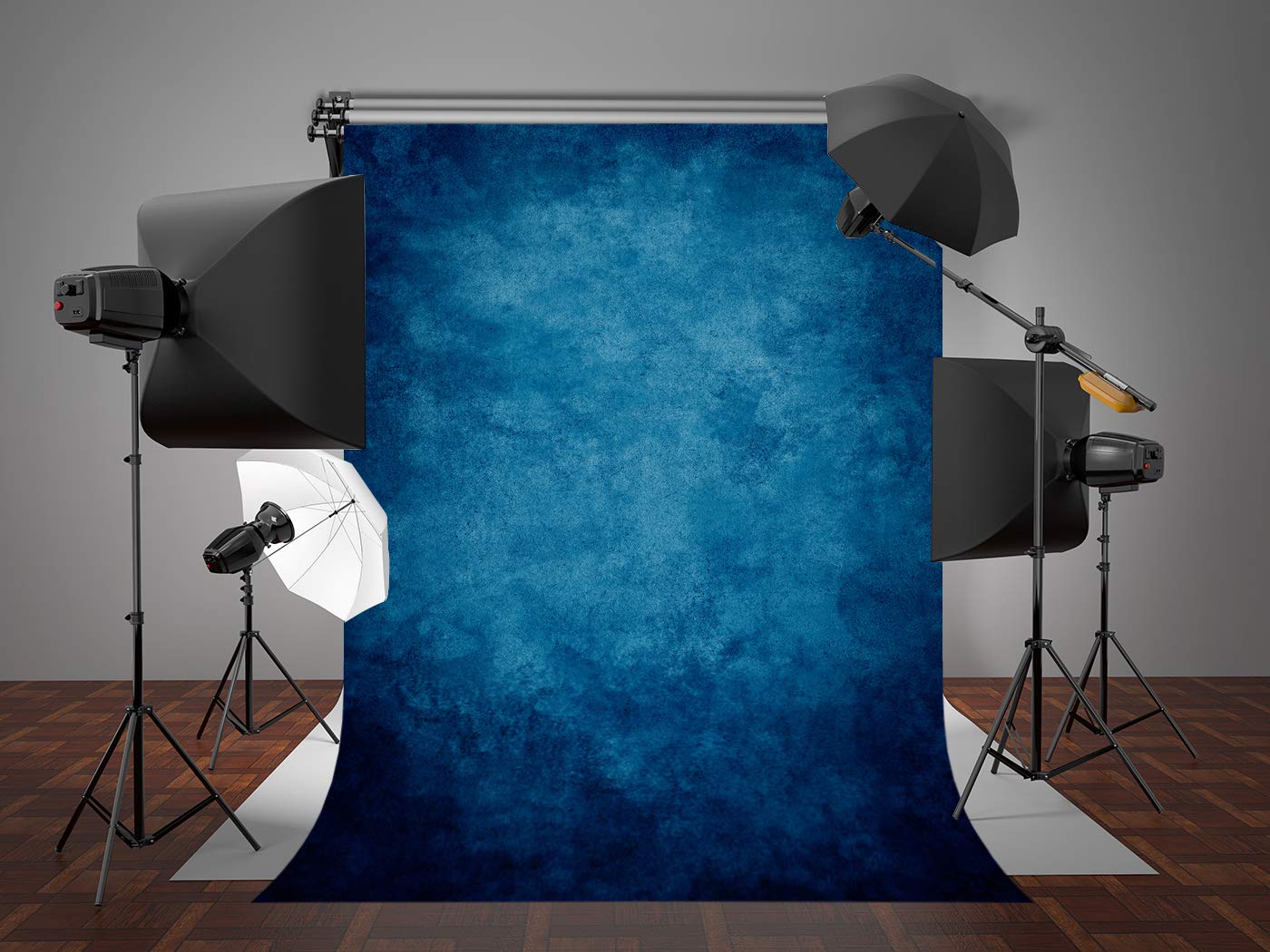 Buy DePhoto Abstract Blue School Photo Backdrop for Pictures Portrait ...