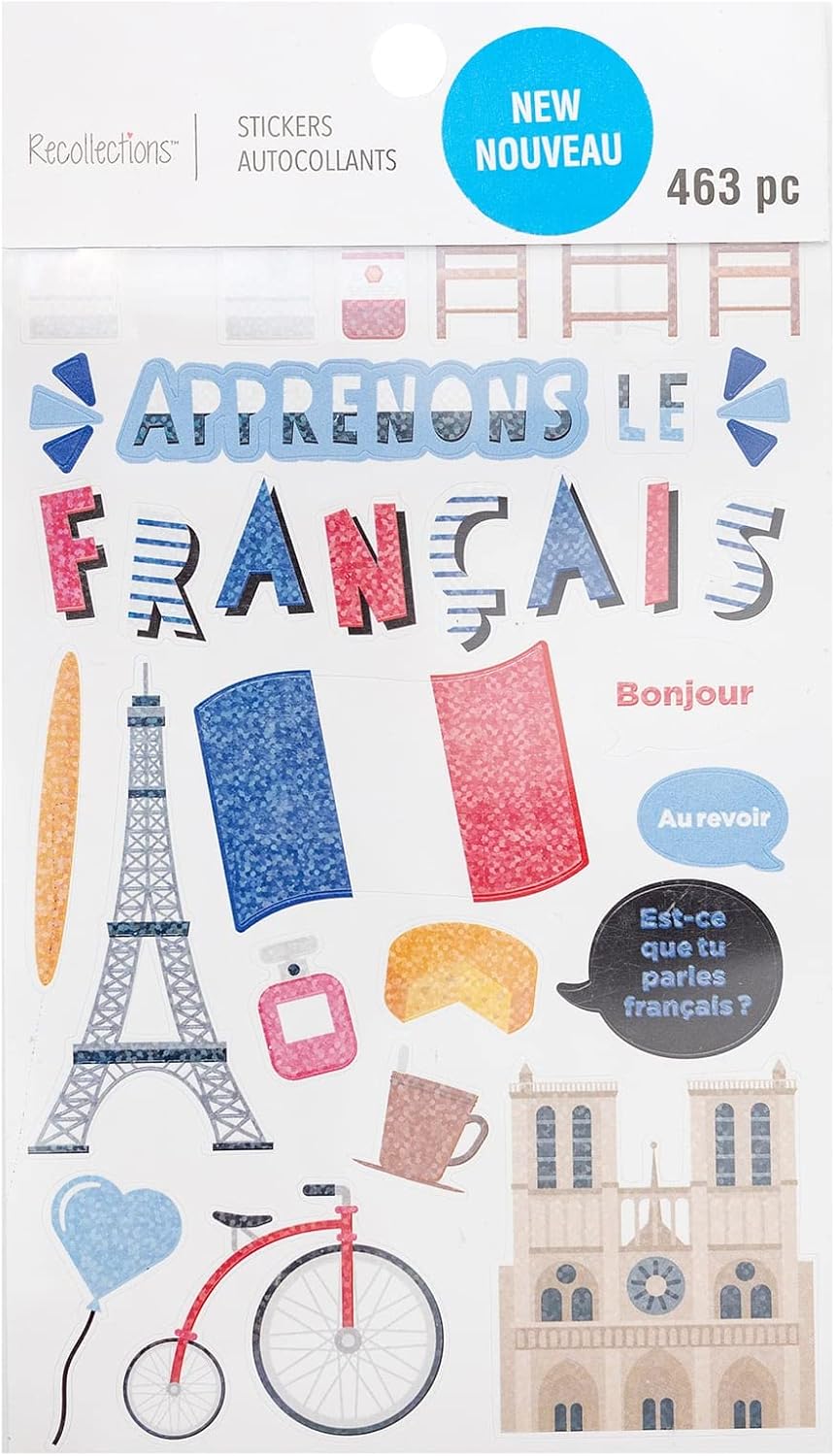 Amazon.com: Recollections French Sticker Book