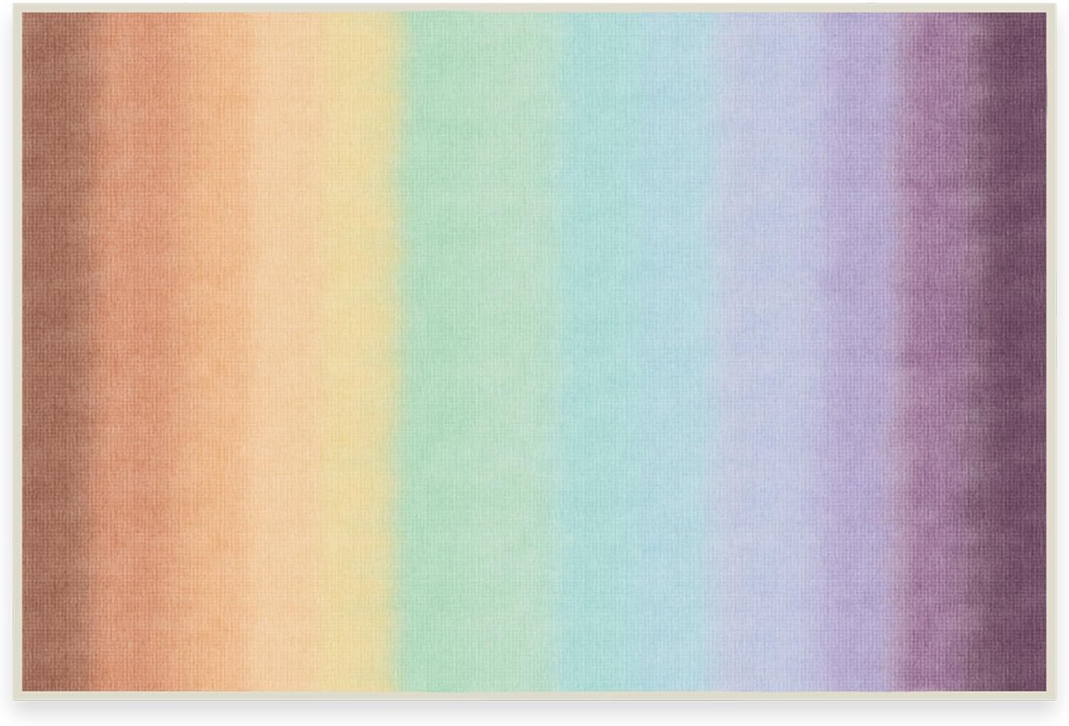 Amazon.com: RUGGABLE Washable Area Rug – Spectrum Rainbow 2x3, Stain ...