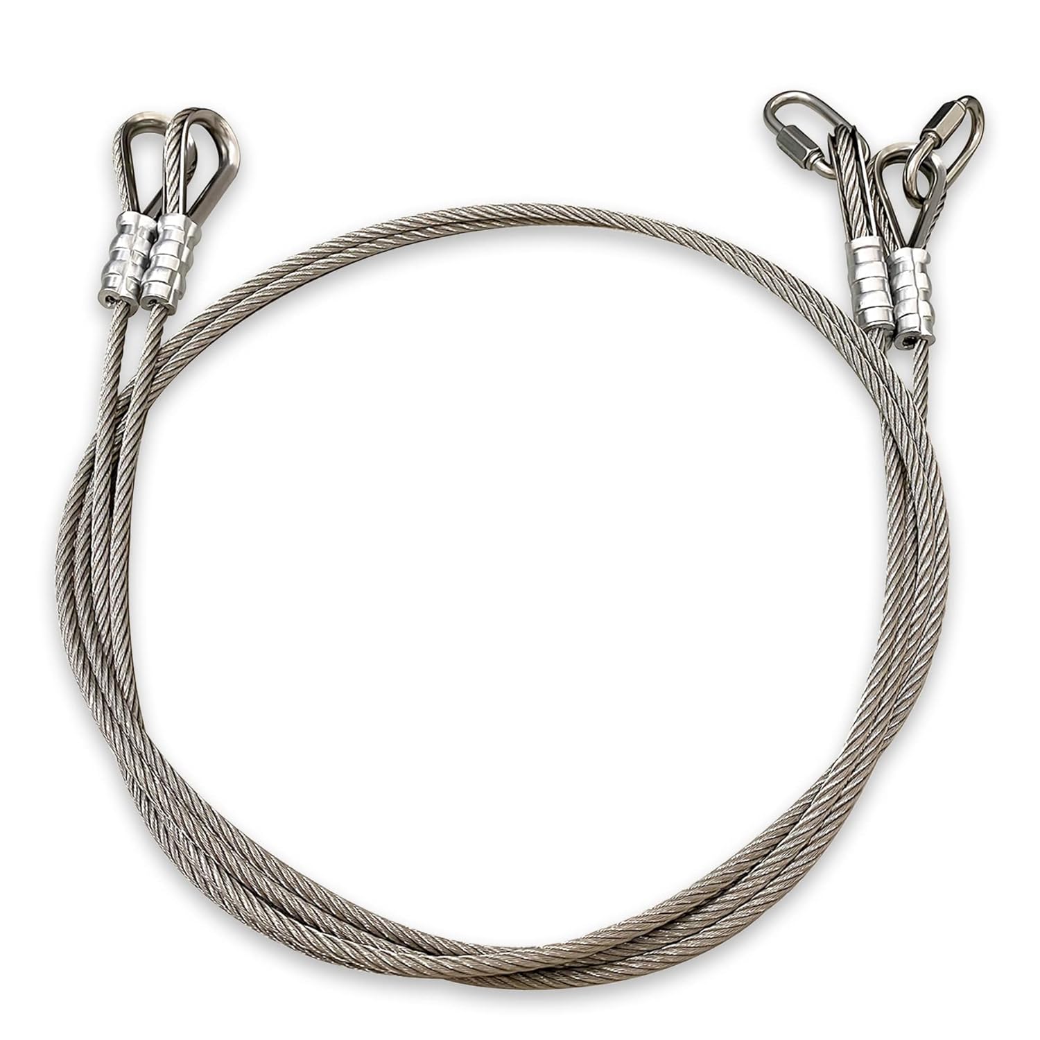 C CLINK 2PCS Lift Replacement Cables with EZ Cable Clips Trailer gate ...
