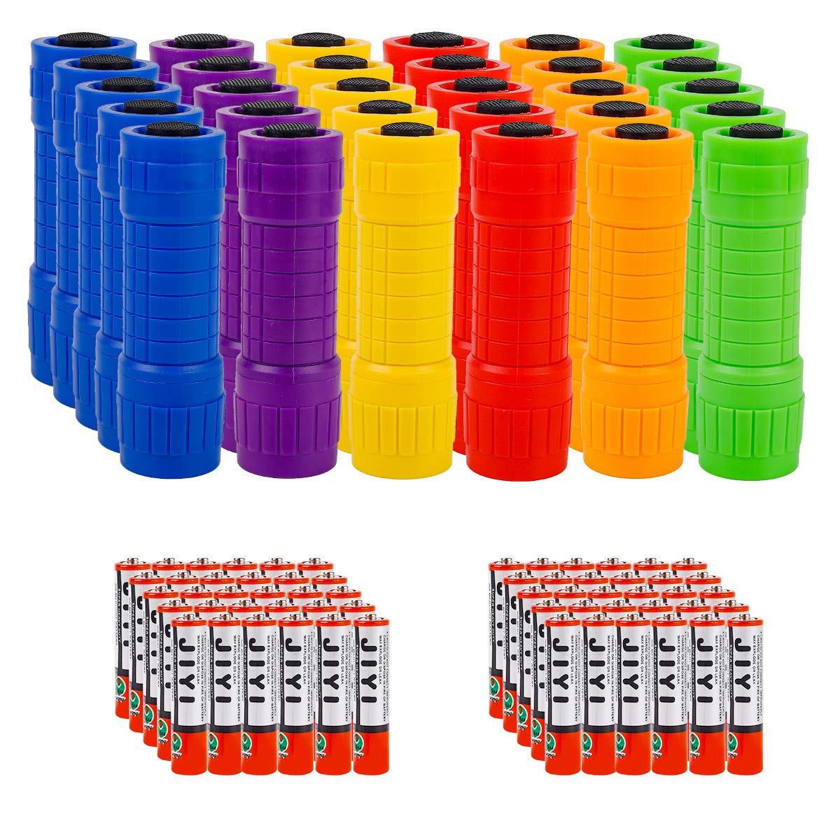 Whaply Small Mini Flashlights Pack of 30, Multipack Bulk Flashlights ...