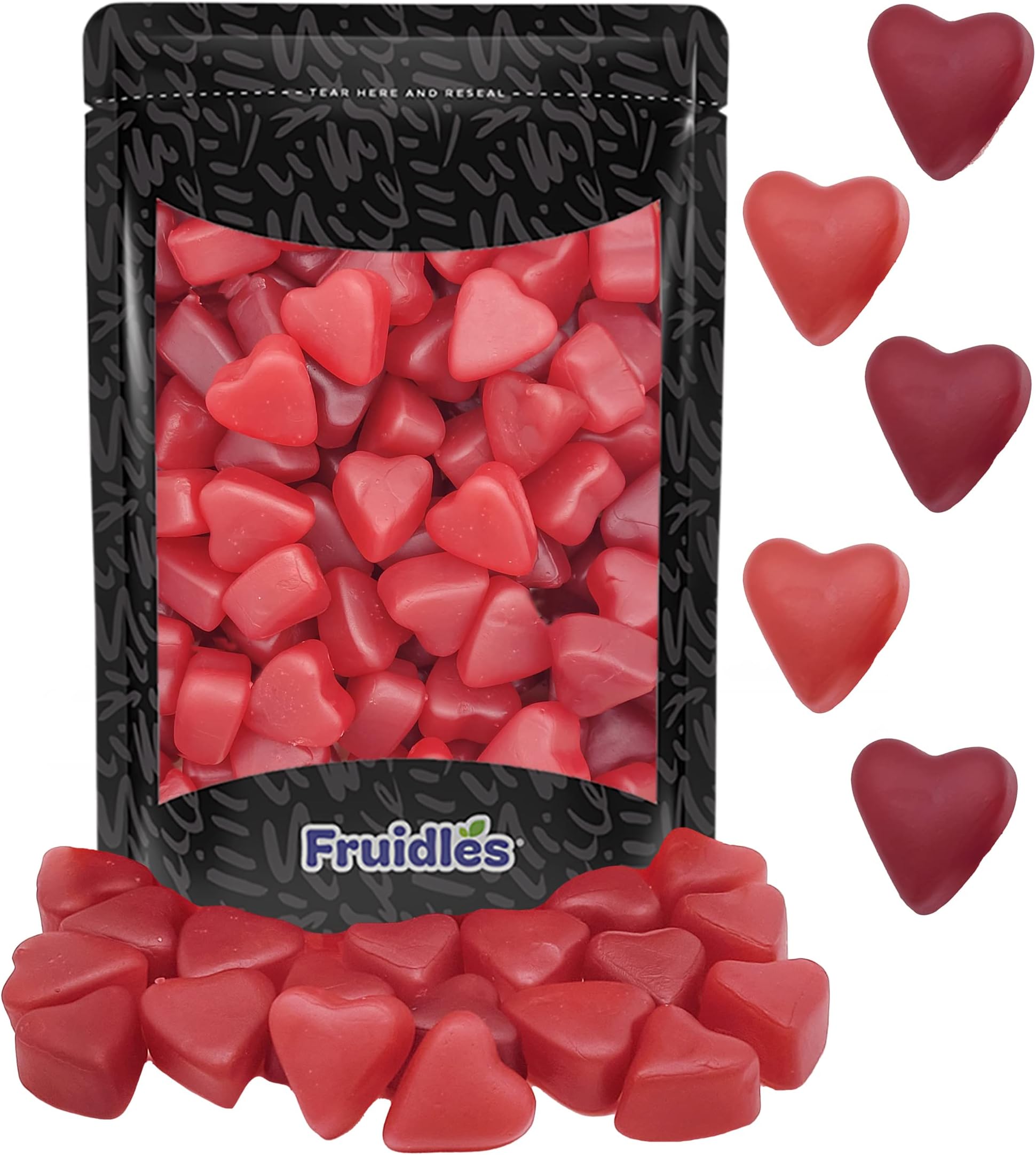 Amazon.com : Fruidles Valentine's Cinnamon JuJu Hearts Jelly, Delicious ...