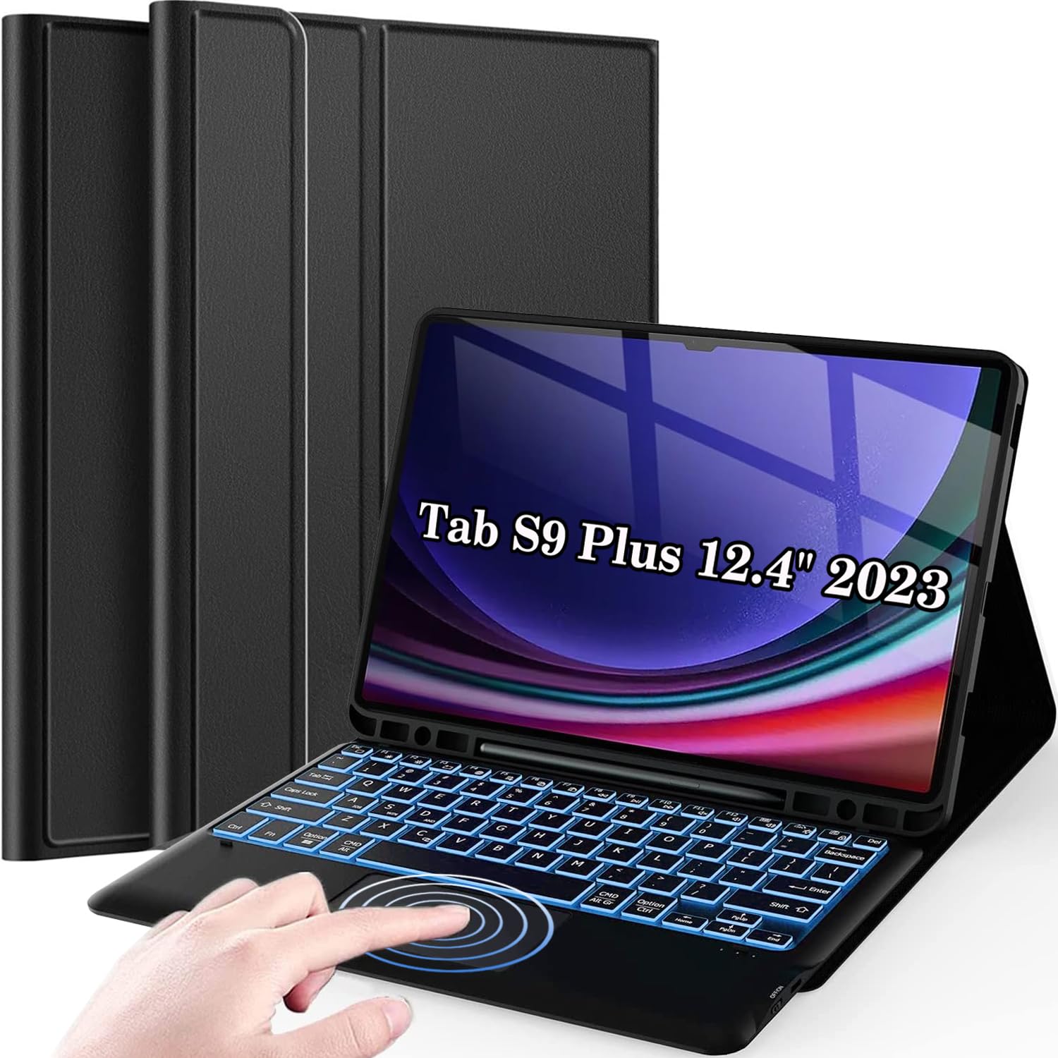 Amazon.com: Nanhent Touchpad Keyboard Case for Samsung Galaxy Tab S9 ...