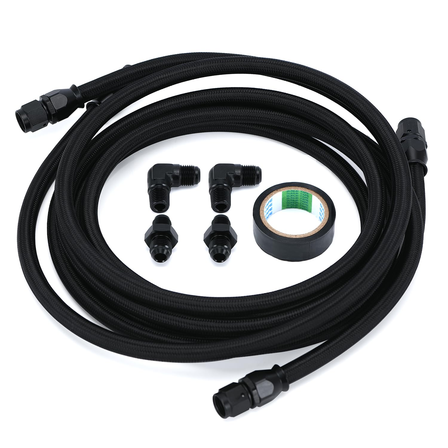 Amazon.com: 7FT 6AN Transmission Cooler Lines Hose for GM 4L60 700R4 ...