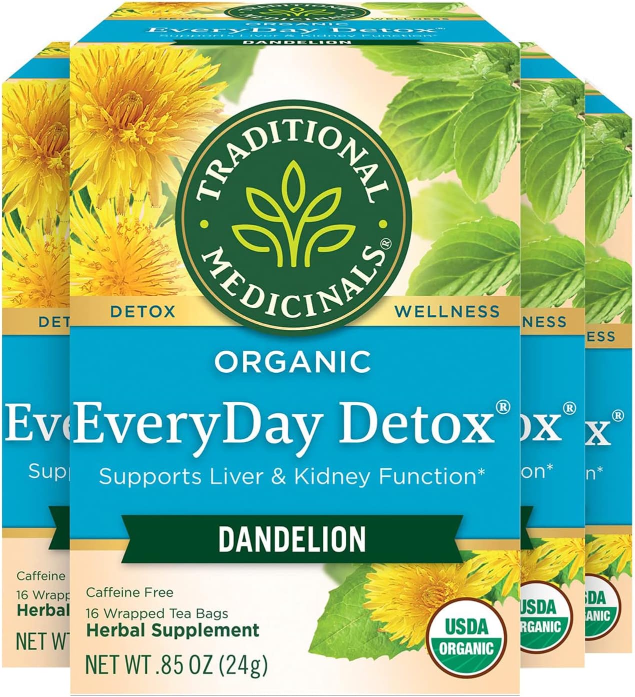 Amazon.com : Traditional Medicinals Organic EveryDay Detox Dandelion ...