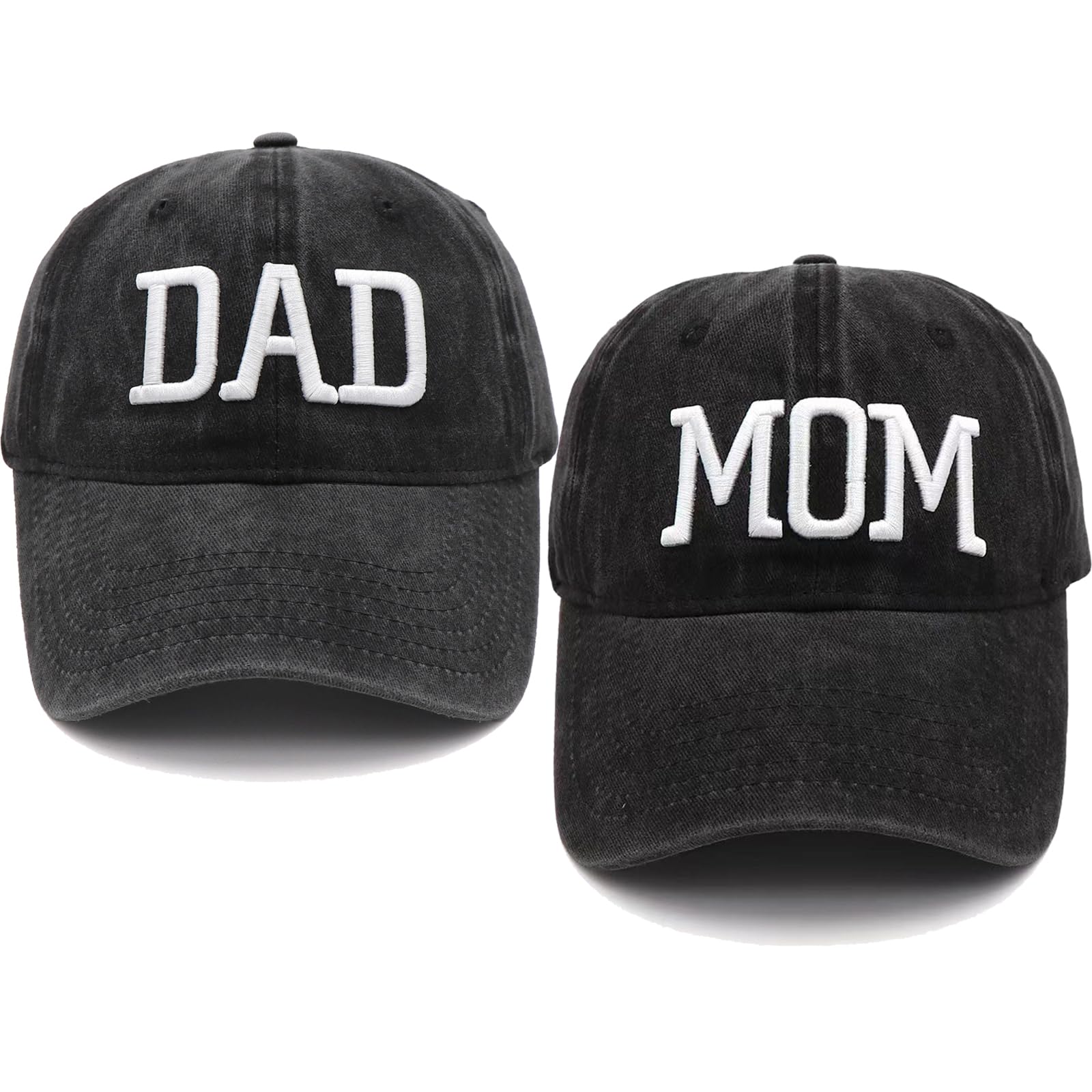 Amazon.com: NDLBS Mom and Dad Hats Fathers Day Mom Dad Gifts Hat ...