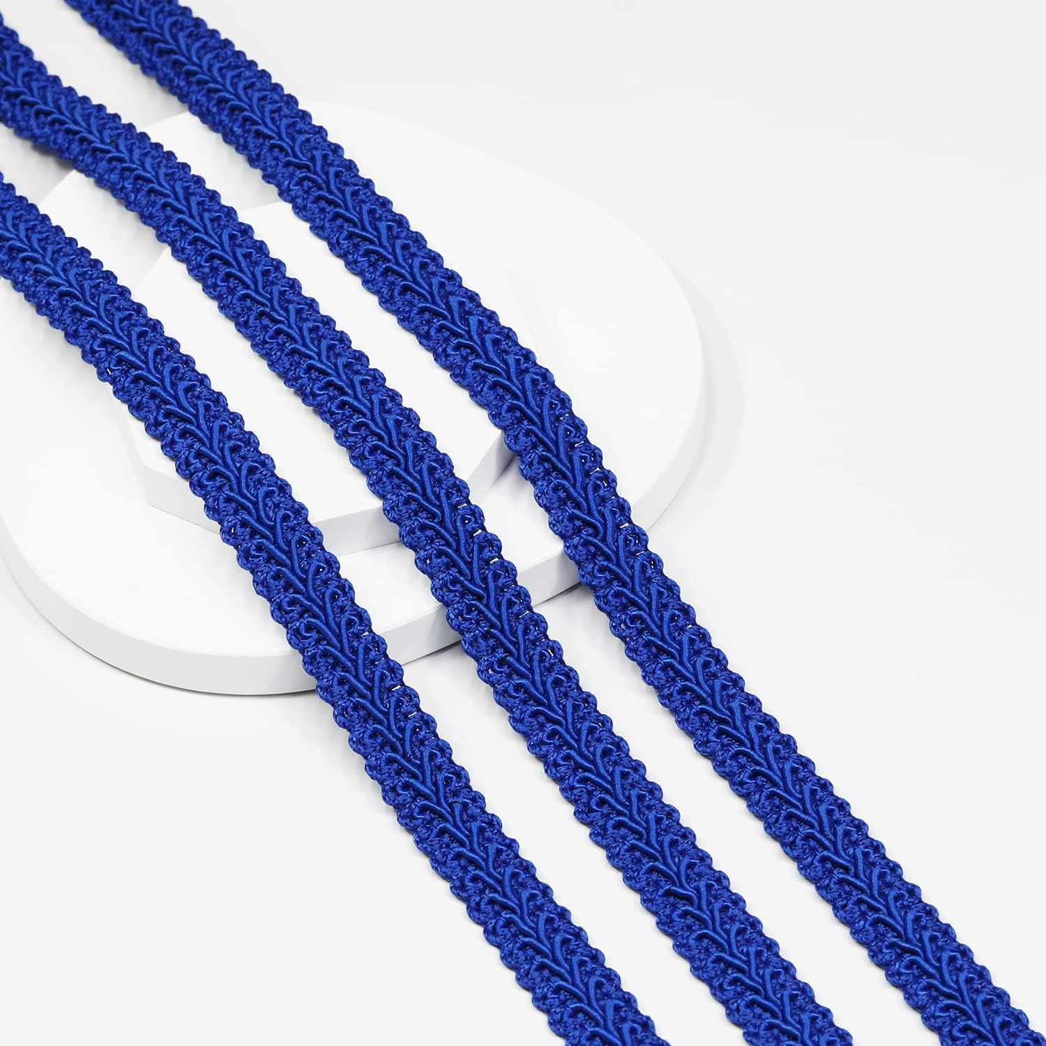 Amazon.com: Gimp Braid Trim 12Yards1.2cm/0.47in Royal Blue Fabric ...