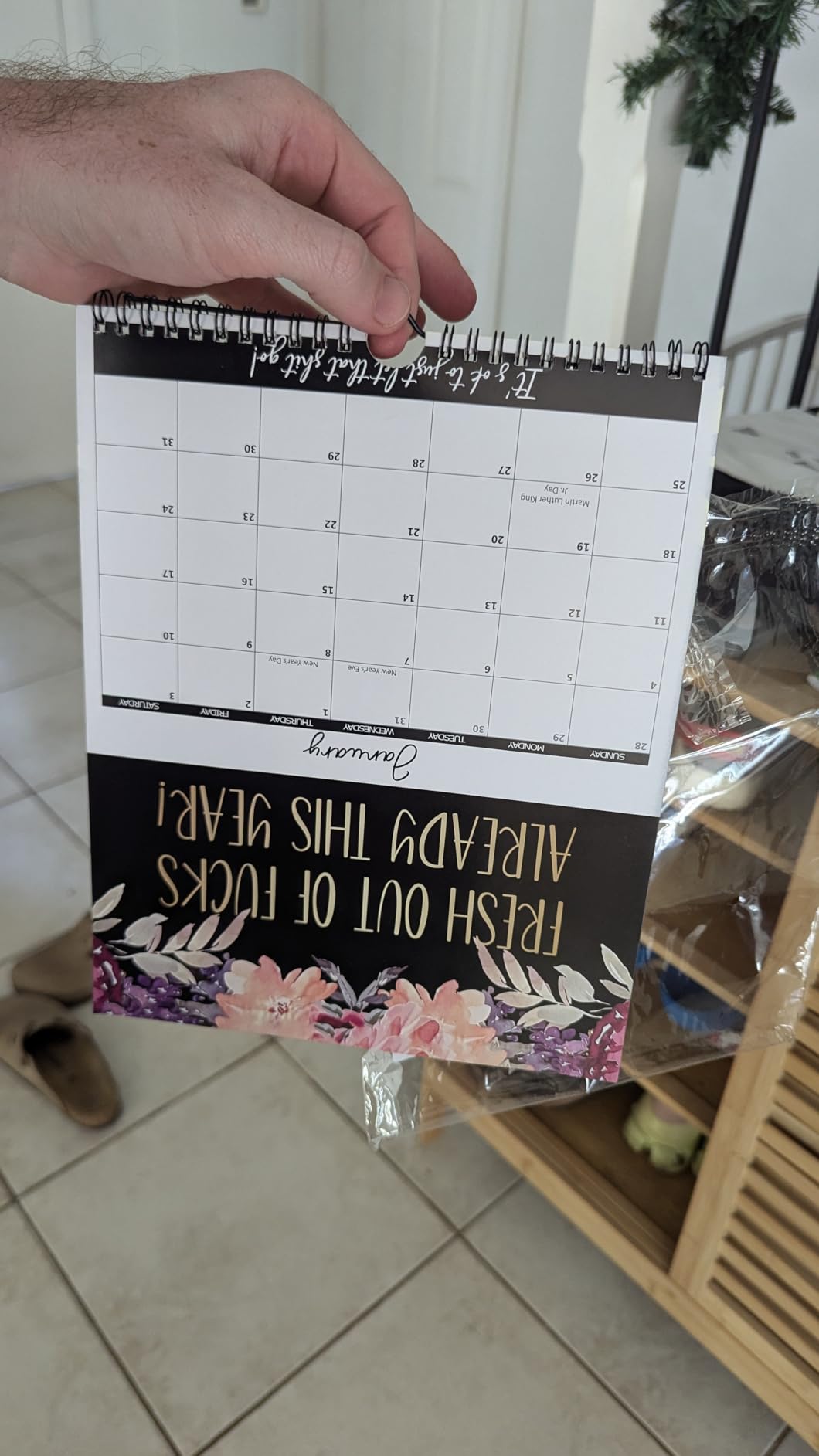 2026 Calendar for Tired-Ass Women, Fu-ck It Calendar, Tired Woman 2026 ...