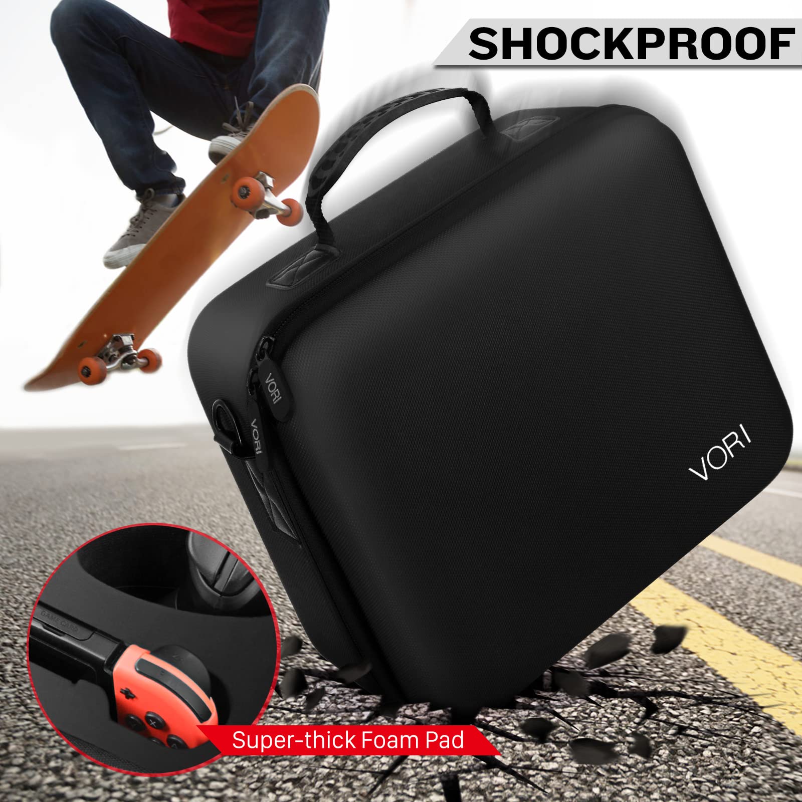 Snapklik.com : VORI Carrying Case For Nintendo Switch/Switch OLED Model ...