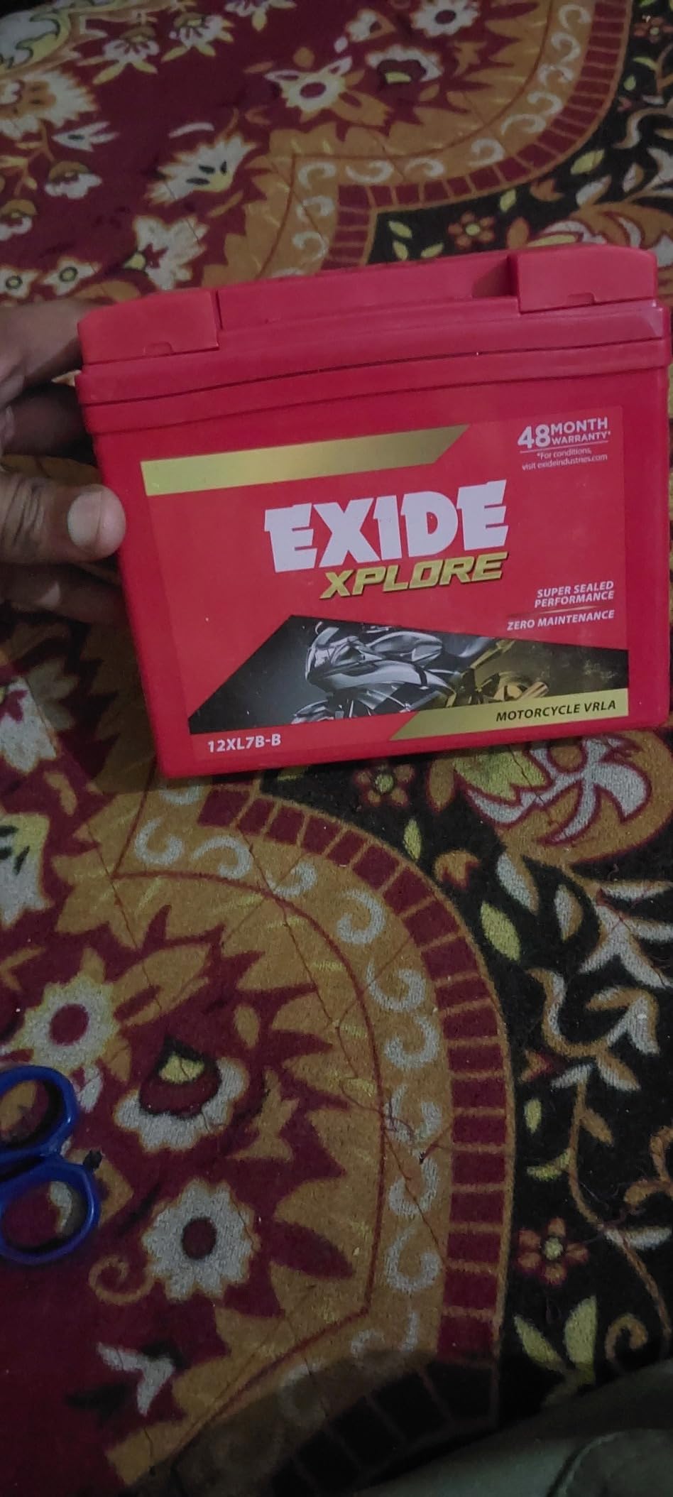 Exide XPLORE 12XL7B - B 7 Ah Battery for Bike : Amazon.in: Car & Motorbike