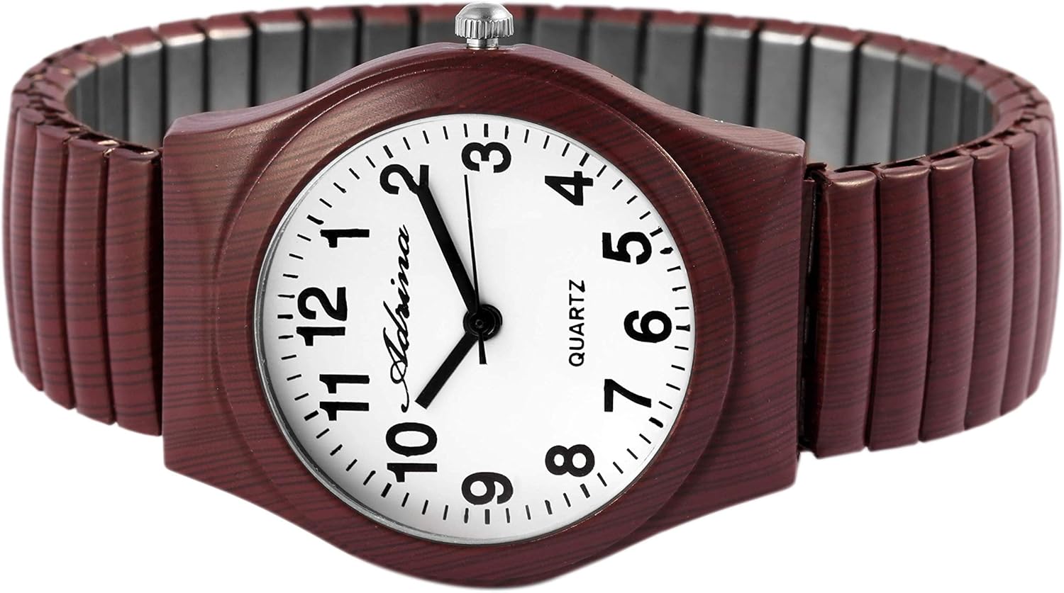 Adrina 1700045 Women’s Watch with Pull Strap Analogue Quartz Metal ...