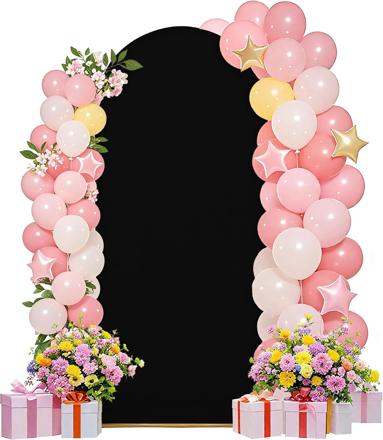 Amazon.com : 7.2FT Wedding Arch Covers Arch Backdrop Cover Arch Stand ...