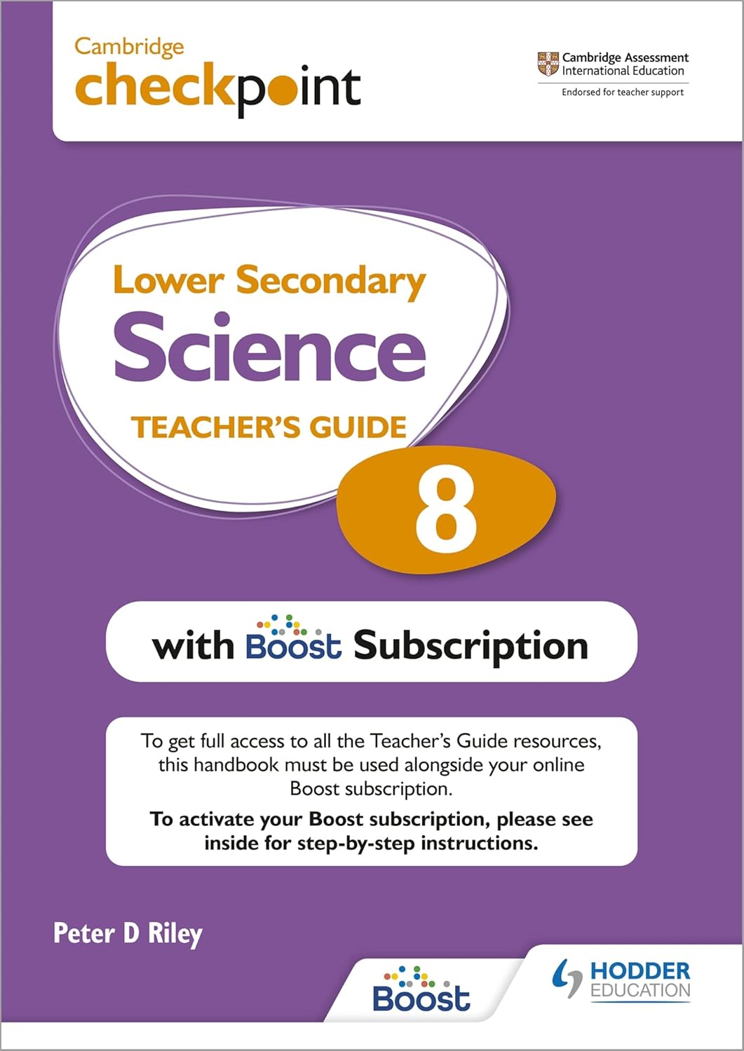 Cambridge Checkpoint Lower Secondary Science Teacher's Guide 8 with ...