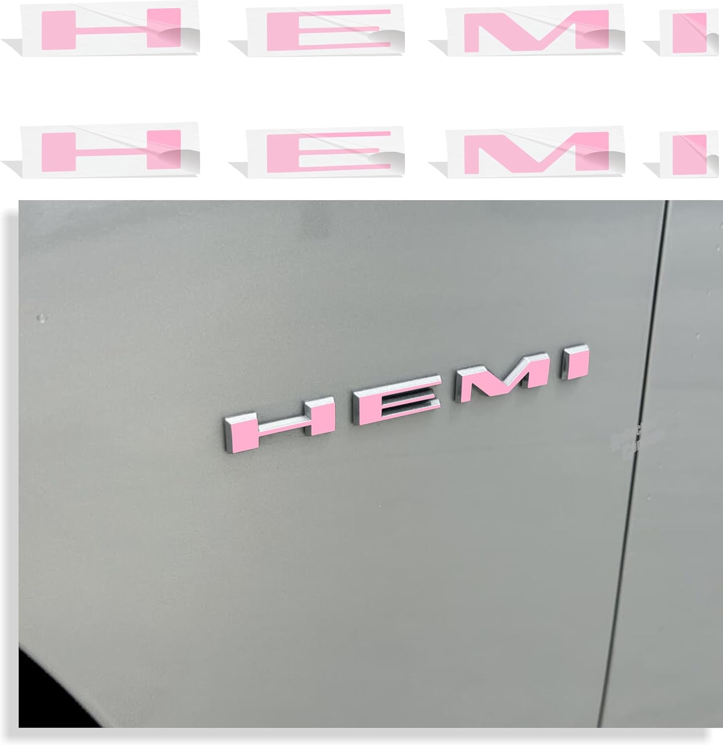 Amazon.com: Reflective Concepts HEMI Fender Emblem Overlay Decal ...