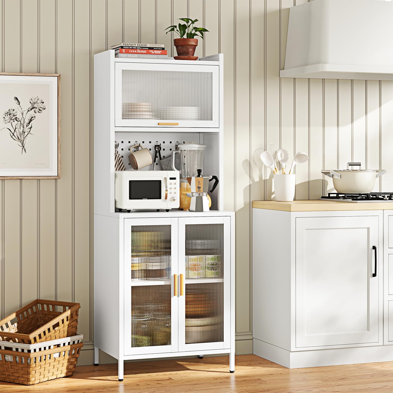 Amazon.com - Letaya Kitchen Baker's Rack with Countertop, 62.99" H ...