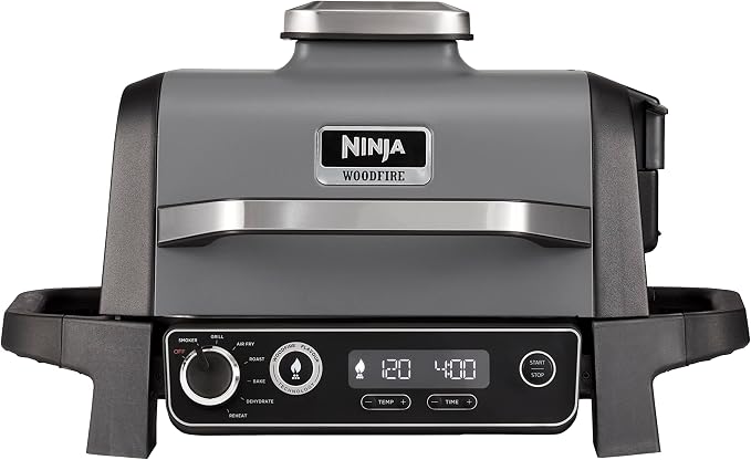 Ninja Woodfire Electric BBQ Grill & Smoker, 7-in-1 Outdoor Barbecue ...