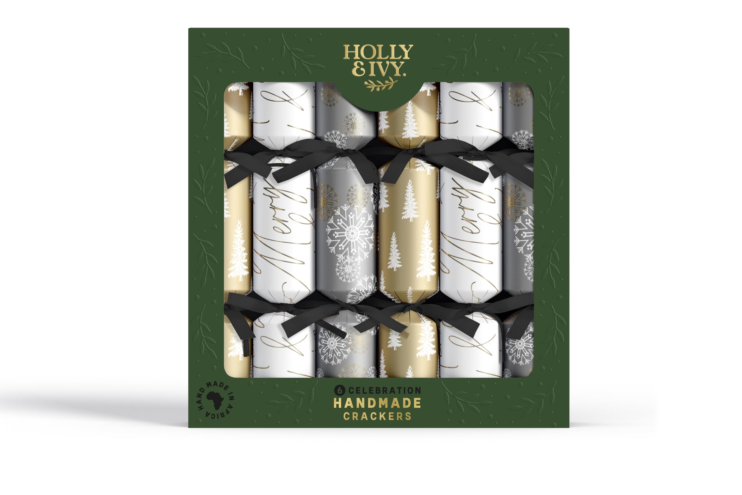 Holly and Ivy Handmade in Africa Christmas Crackers - Celebration Range ...