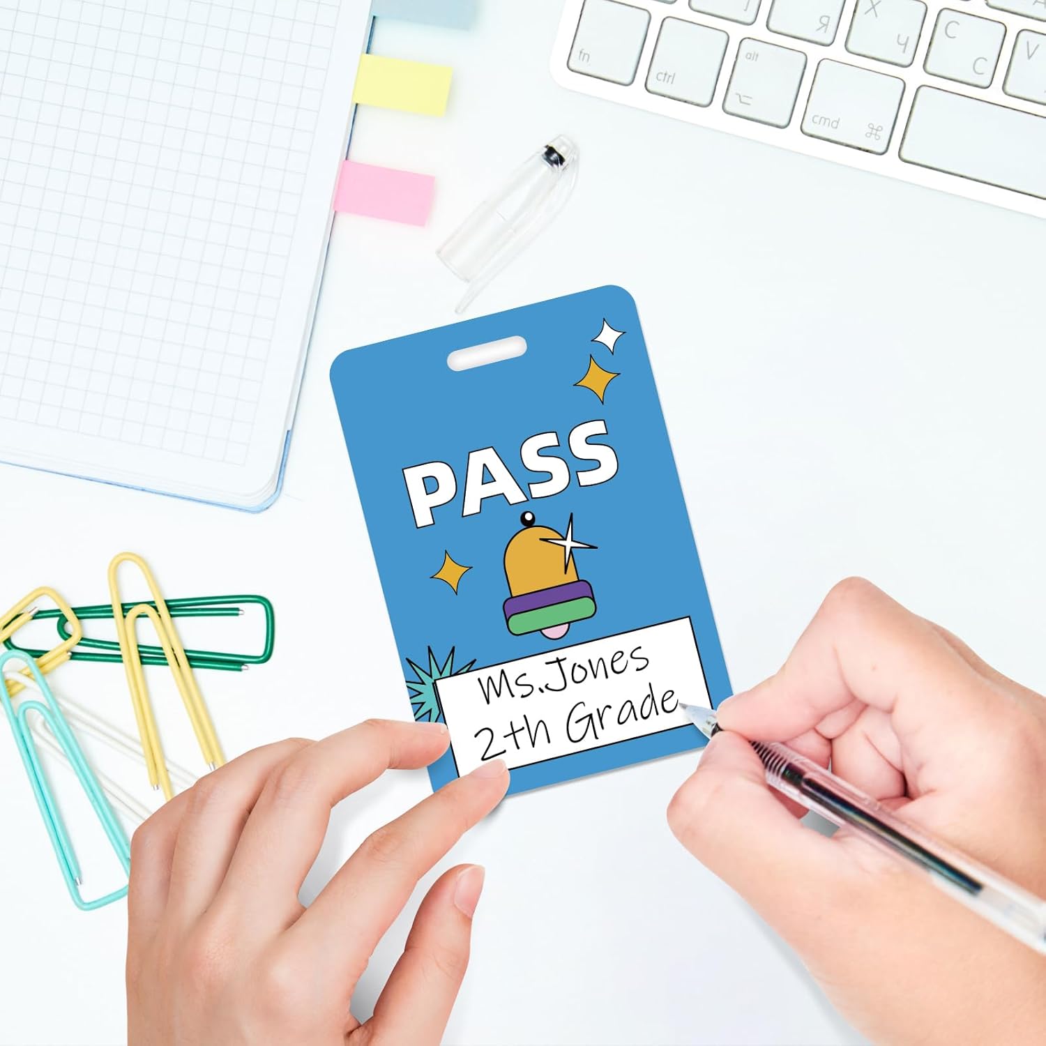 Durable PVC Writeable Hall Passes for Classrooms - Chile | Ubuy