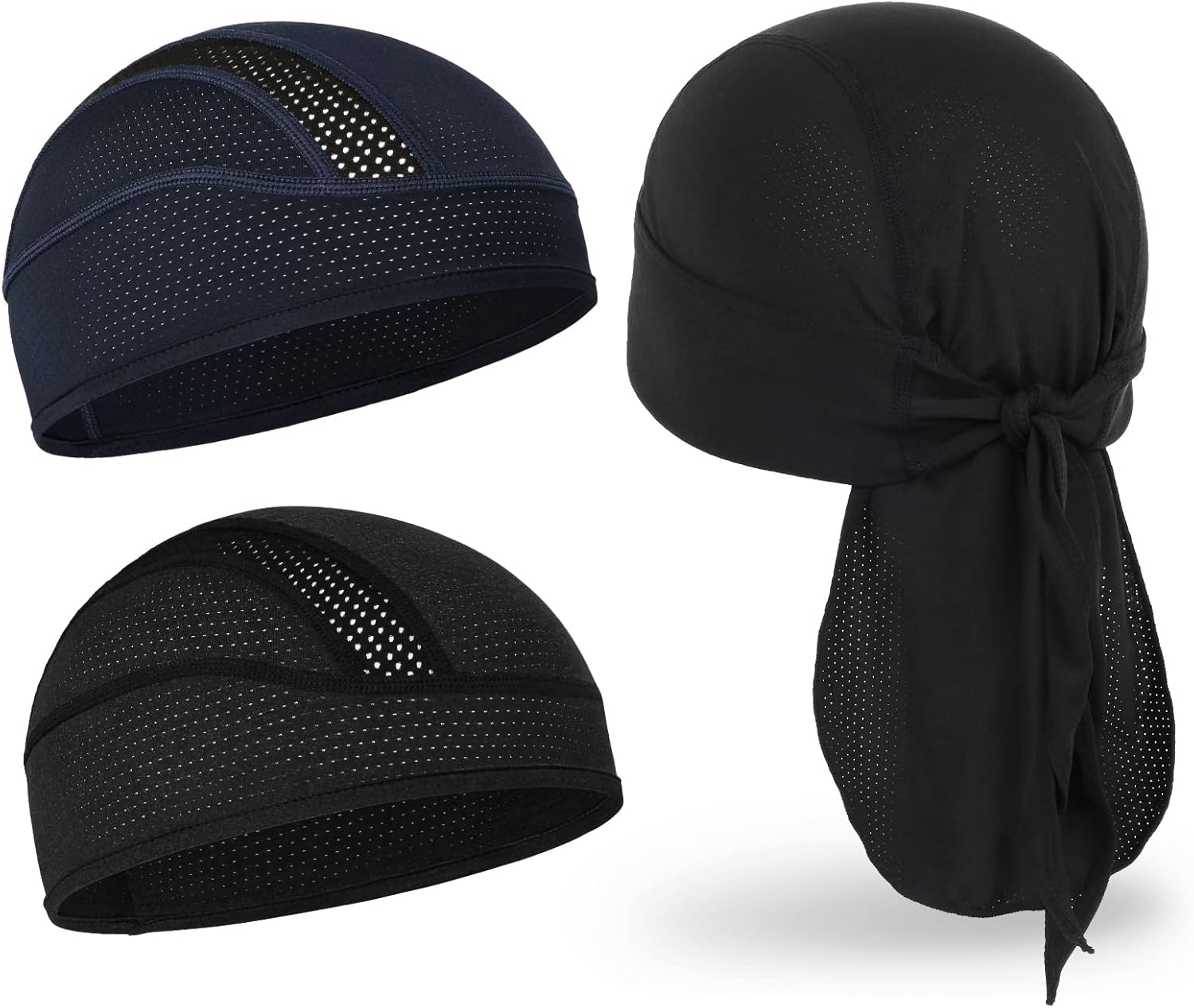 Amazon.com: MELASA Cooling Skull Cap Helmet Liner, and Sweat Wicking Do ...