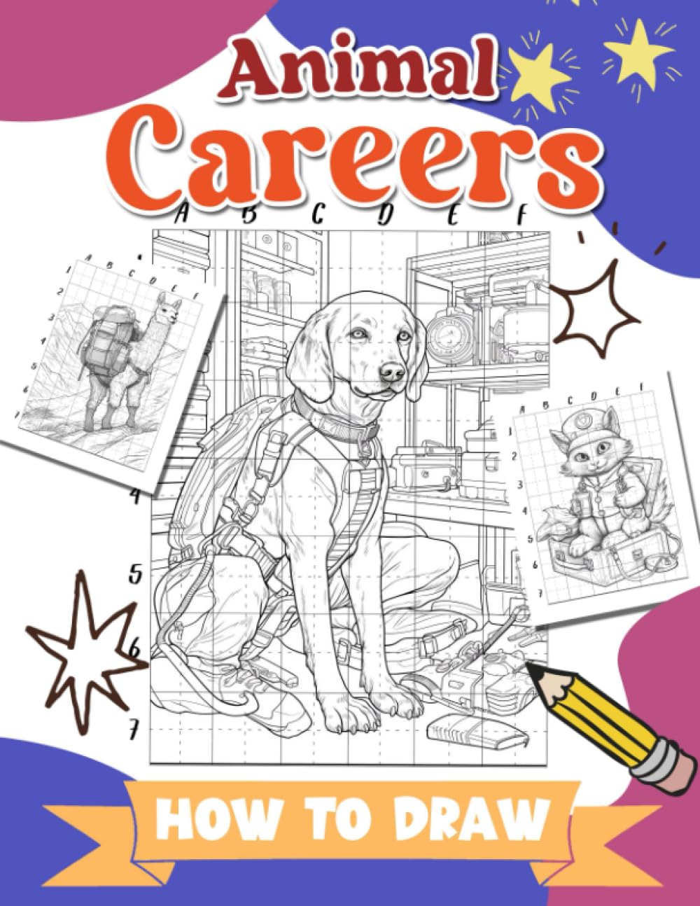 Amazon.com: How To Draw Animal Careers: Educational Coloring Book ...